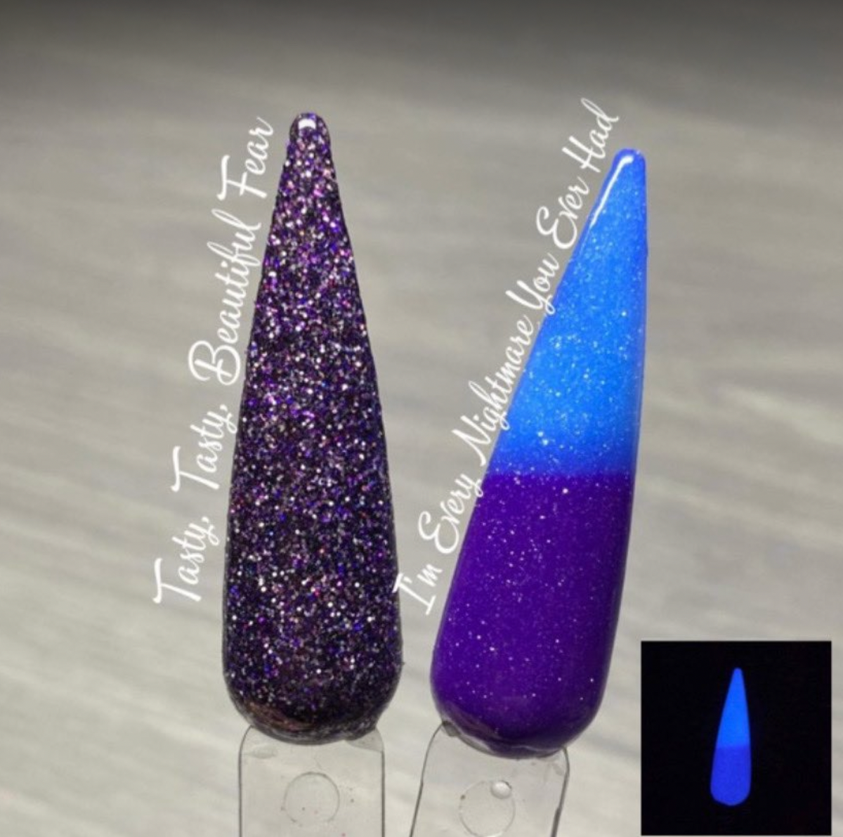 Tasty, Tasty, Beautiful Fear and I'm Every Nightmare You Ever Had Nail ...