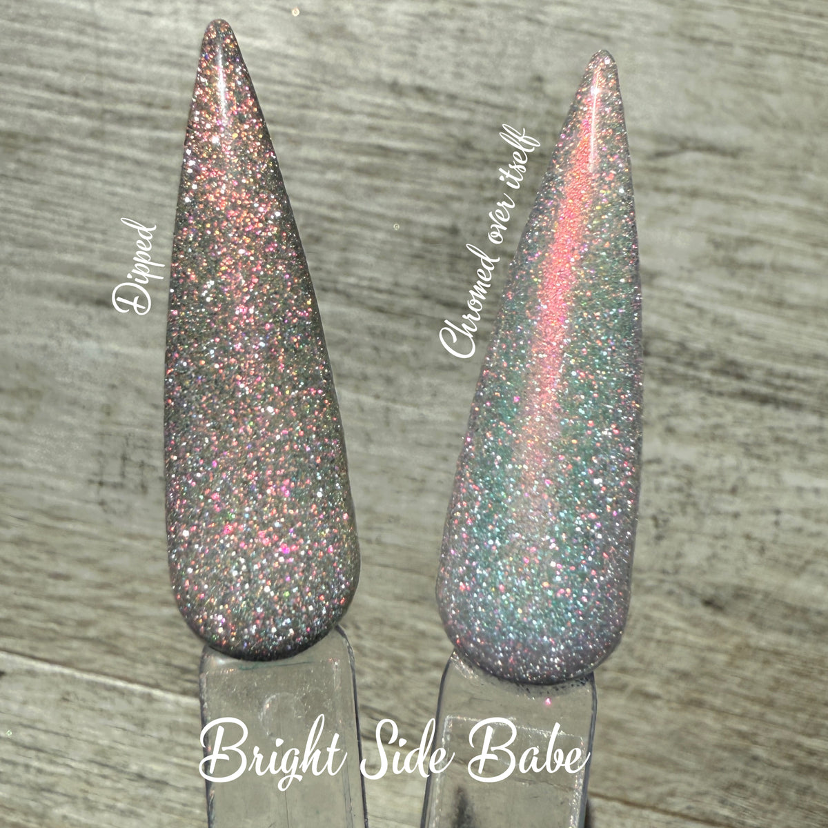 Bright Side Babe Chrome Dip Powder – OG Dip Powder