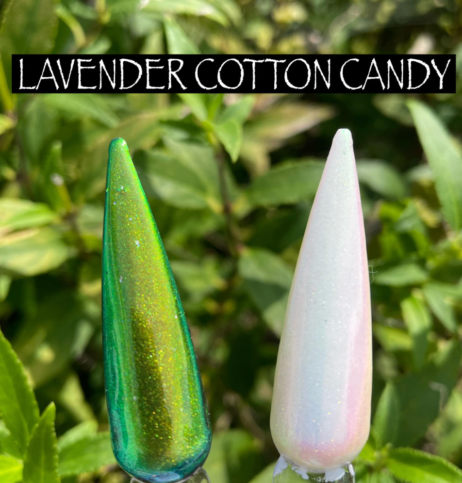 Lavender Cotton Candy Chrome Powder – OG Dip Powder